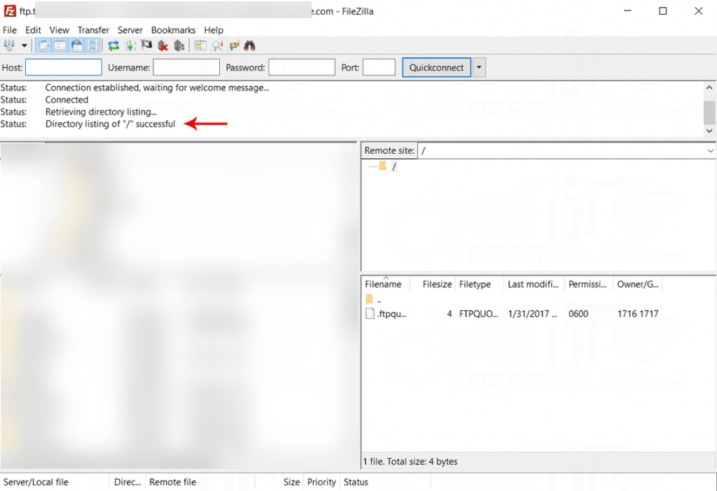 رفع خطای Connection Timeout روی Filezilla در زمان اتصال به Ftp • بلاگ